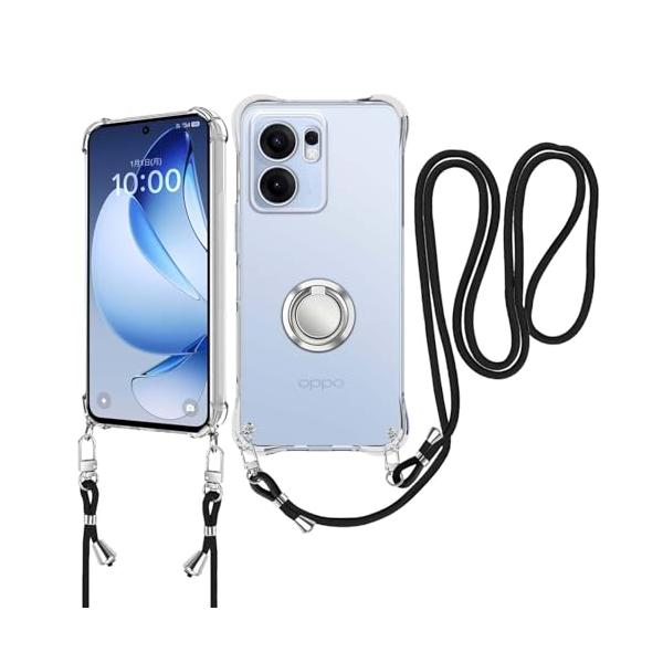 クリア/OPPO Reno13 A 5G 用 肩掛け スマホケース/-・Size:OPPO Reno13 A 5G 用 肩掛け スマホケース・対応機種OPPO Reno13 A 5G 対応スマートフォン用ケース。対応機種を間違いないようにご...