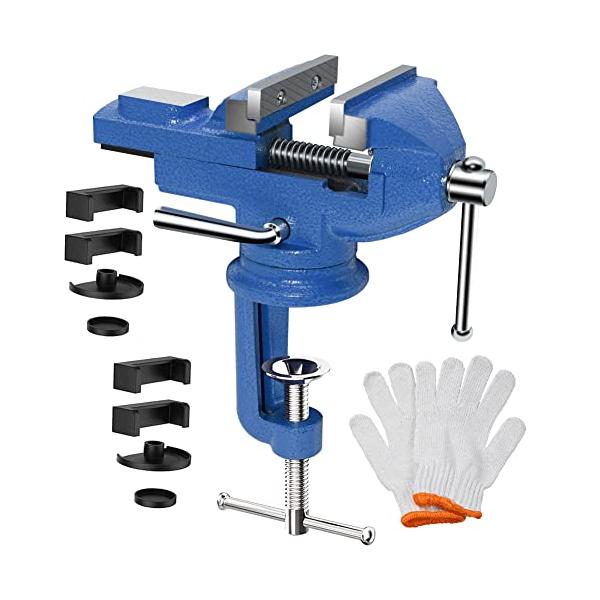 モデル1グリーン/幅5m×縦10m/g1z・Style:モデル1・360度回転式ベンチバイス 8pcsゴムパッド 付き -----贈り物： 手袋*2 （ランダムな色）・寸法：口幅:70mm、 最大開口:75mm、クランプ部開口0~65mm，...