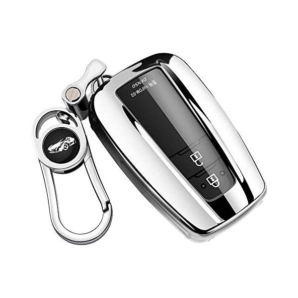 ?代シルバー/-/-・Color:シルバー・パッケージ個数:1・ファッションなデザイン伝統的なスマートキーケースのイメージを変えるため、うちのデザイナーが新型な材料と独特なデザインスタイルを用いて、斬新なスマートカー キーホルダーを設計し出...