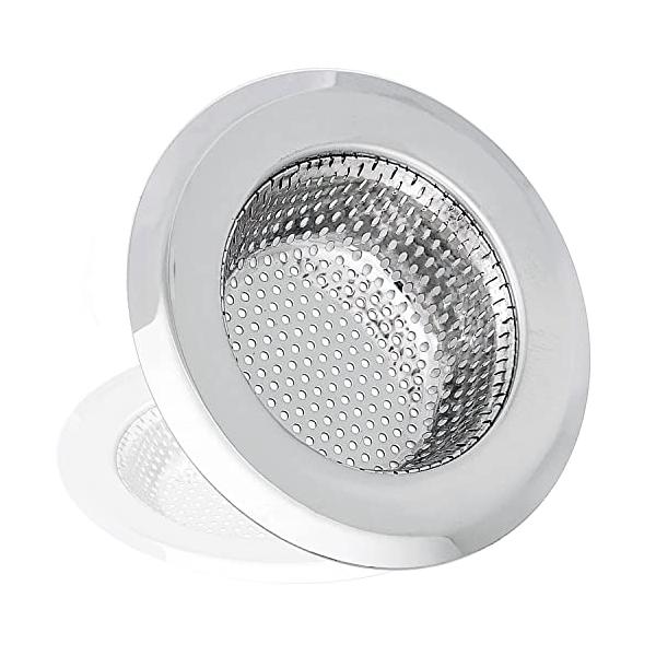 シルバー/M(排水口サイズ：約58-80mm)/Gaidoh-0814・Size:M(排水口サイズ：約58-80mm)・排水口にモノを落とすのを防ぎつつ、簡単に掃除できることができます。 ステンレス鋼を使用しているので、衛生的で錆びにくく丈...