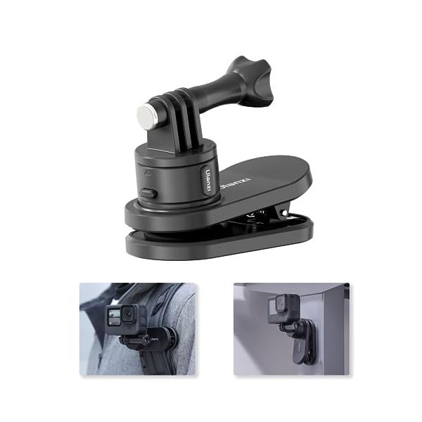 ブラック/-/-・高い利便性クイックリリースバックパックマウントは、チェストハーネス、バックパックストラップ、ショルダーストラップなど、クリップで固定できる場所にGoPro用カメラを固定することができます。胸の角度から撮影して、人には臨場感...