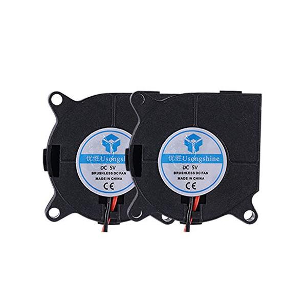 -/5V/-・Size:5V・黒色プラスチックブラシレス40x 40 x 20mm / 1.57 x 1.57 x 0.79 （L * W * H）DC 5V 0.28AブラシレスDCブロワーファン;寿命：30000時間;ノイズ：25dBA...