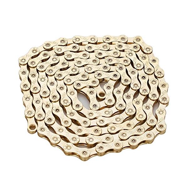 ゴールデン/-/-・Color:ゴールデン・シマノ、スラムなどの多種類変速システムに適用し、ミッシングリンク付き。・マンガン鋼が採用され、焼入れで生産し、耐久で磨きに耐え、引張り強度が高いです。・表面はクロムメッキ防錆処理で、塩水噴霧テスト...