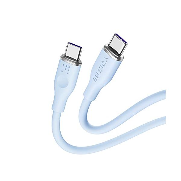 ブルー/1m/C1033-JP・Color:ブルーSize:1m・パッケージ個数:1・最大100Wの超高速充電対応USB PD(Power-Delivery)対応するVOLTME usbケーブルは、最大出力100Wの高出力で、スマートフォン...