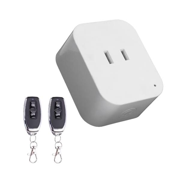 1個受信機＋2点リモコン・Style:1個受信機＋2点リモコン・1，?リモートコントロールコンセント，プラグ配線を必要とせずにどこにでもリモコン付きのスイッチを追加でき、無線リモコンスイッチとコンセント受信機は室内照明設備、プラグインシャン...