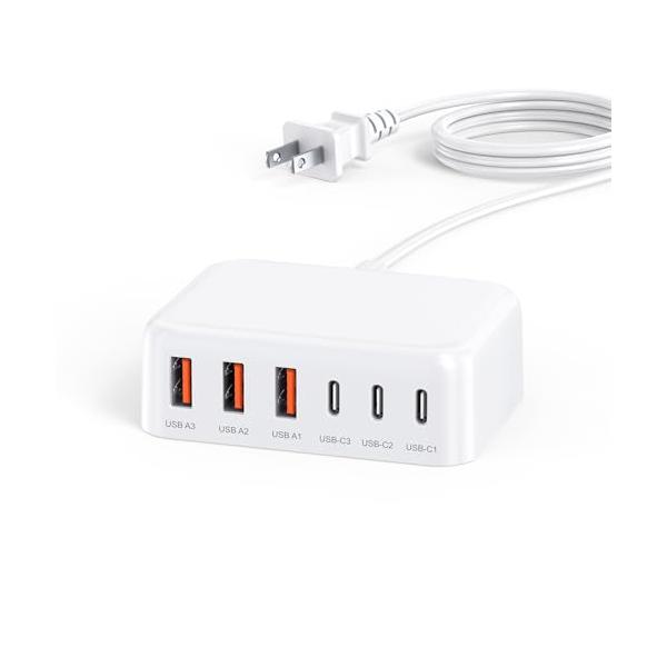 -/-/HNT-PC606・?6ポート USB コンセントわずか30分で、お使いの携帯電話を60%まで充電できます。3 x USB C PD 3.0ポート（最大20W）、3 x USB Aポート（最大18W）を備えた6 in 1 USB 充...