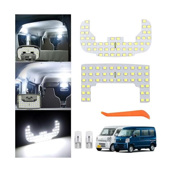 ホワイト/-/-・Color:ホワイト・?1.適合車種ハイルーフ車専用:(1)スズキ エブリィバン：DA64V ・ DA17V ； (2)マツダ スクラムバン：DG64V ・DG17V ；(3)三菱 ミニキャブバン：DS64V ・ DS17...