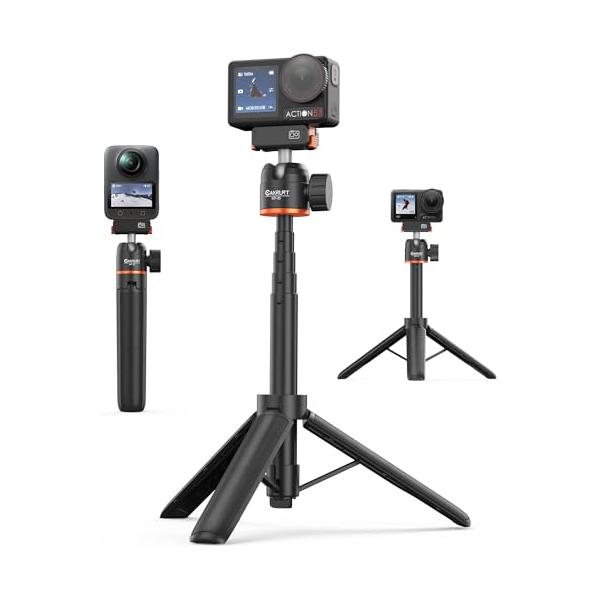 -/-/MT-25・パッケージ個数:1・DJI オズモアクション 専用三脚：マグネット式のクイックリリース設計で、DJI Osmo Action 5 Pro、Osmo Action 4、Osmo Action 3、Osmo 360、Osmo...