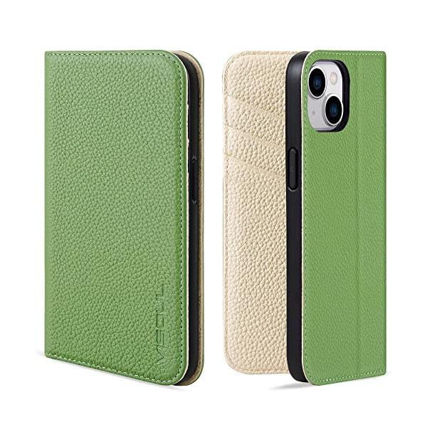 グリーン．ホワイト/iPhone 13 mini/-・Size:iPhone 13 miniColor:グリーン．ホワイト・VISOUL