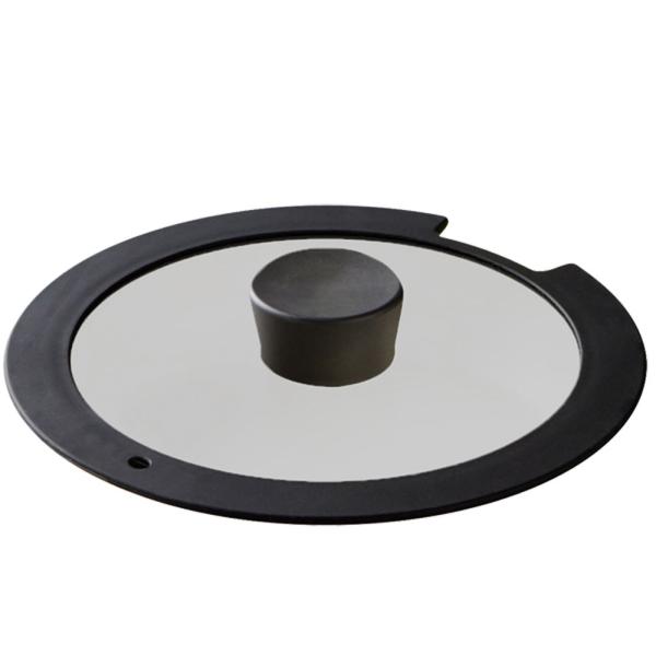 フタ単品B.ふた単品/20cm/H-IS-GL20・Size:20cm・パッケージ個数:1・サイズ:直径21.7×高さ4.4(約)・重量(g):約420・材質:本体:強化ガラス、シリコン樹脂(耐熱温度220度)、取手:ガラス入りナイロンI(...