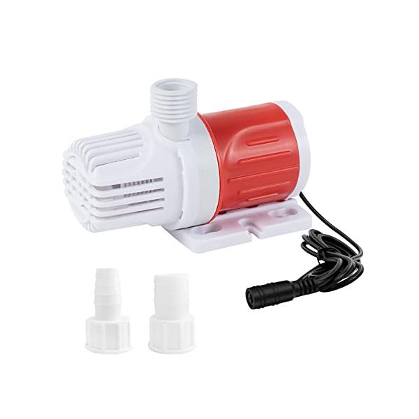 小型＆高揚程20W-水陸両用/-/-・Color:20W-水陸両用・パッケージ個数:1・電力：20W　入力電圧：DC 12V　入力電流：1.5A以上　最大揚程：5m　最大流量：1100L/H　防水：IPX8　 水陸両用：可・吐き出し口外径：...