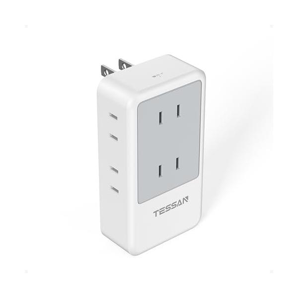 6AC-/-/TS-725-2・Style:6AC・１台6役コンセント タップ1つのコンセントから6口に電源を分配することができるトリプルタップです。コンセント不足の問題を解決し、たこあし配線をすっきりさせることができます。・雷ガード付き電...