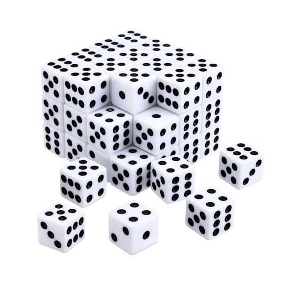 ホワイト 50個/16x16x16mm/-・Color:ホワイト 50個・50個入り1パックに50個のサイコロが入っており、ゲームや教育など、様々なニーズに対応できます。・クラシック・ホワイト最もクラシックで一般的に使用されているサイコロの...