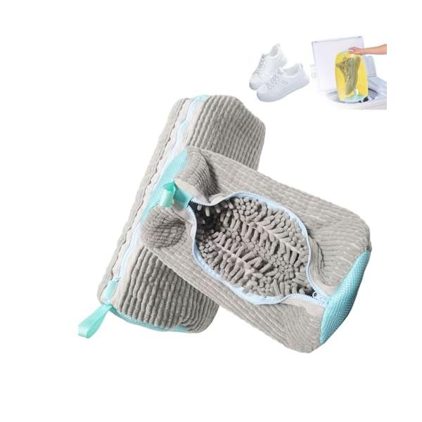 Grey/One Size/URAYUC-XXW01・Color:Grey・パッケージ個数:1・靴用洗濯ネットの完璧な保護この靴用洗濯ネットは、型崩れ防止のために設計されており、大切な靴を守ります。ズックリーンネットとしても最適で、洗濯時の...