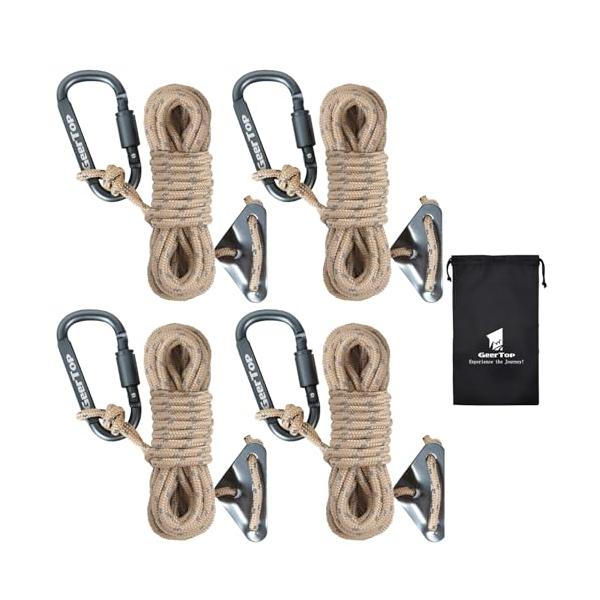 パラコードカーキ/太さ4ｍｍ/カーキ4本・Model:カーキ4本・製品仕様長さ：4m　太さ：4mm　4本セット。総重量（約）：350g。素材：内芯/ナイロン 外芯/ポリエステル、自在金具/アルミ合金。耐荷重260kg。・強い反射性2本の反射...