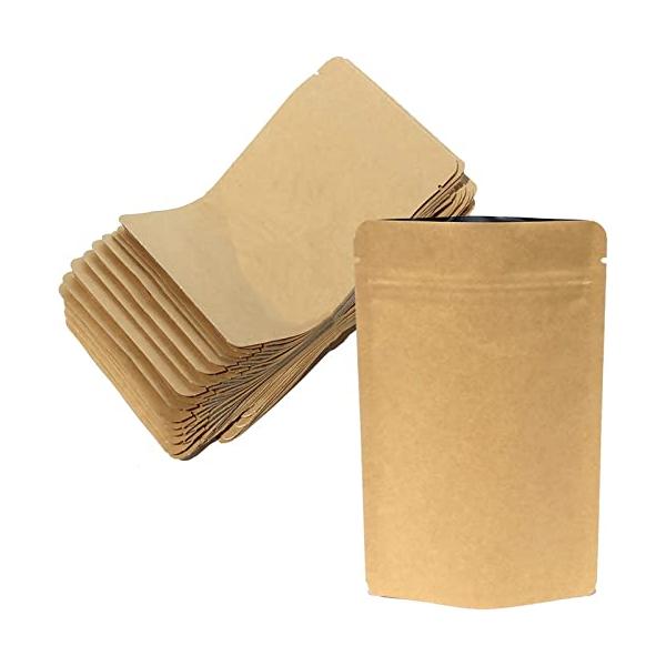 -/11*18.5cm/J・Size:11*18.5cm・パッケージ内容クラフト紙50枚セット。保存性を重視し、紫外線などから内容物を守る窓なしマチありタイプです。・サイズ11*18.5cm。お店屋やキッチンのちょっとしたインテリアに、用ラ...