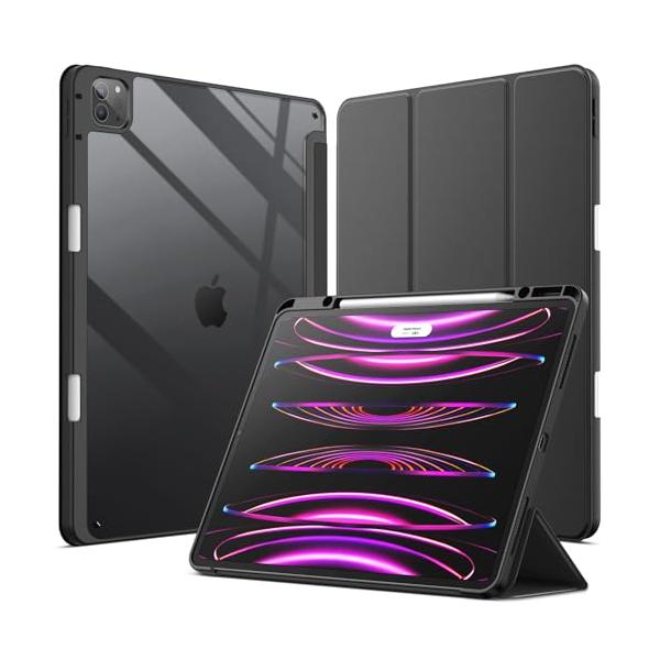 ブラック/12.9インチ/3116-・Color:ブラック・[互換性] iPad Pro 12.9インチ ケース(2022/2021/2020/2018モデル) 保護ケース 用の特別デザインです。対応モデル： A2436 A2764 A24...