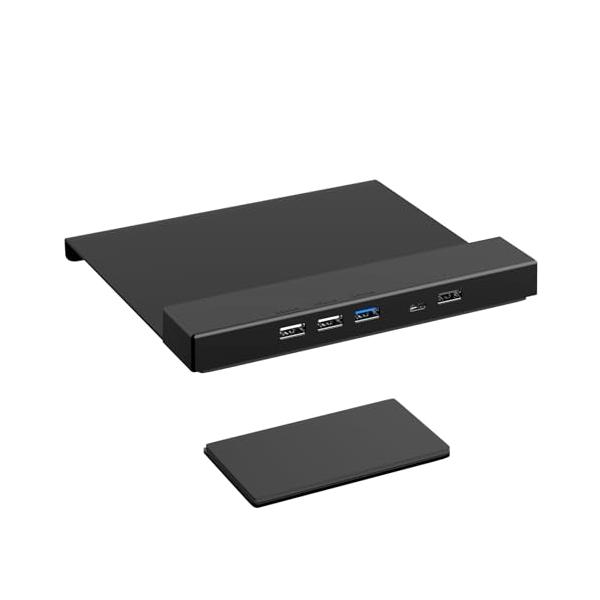 ブラック/-/TV003・3つのUSBポートと2つの充電ポート: 補強プレートには、1つのUSB3.0ポートと2つのUSB2.0ポートがあります。 USBケーブル（贈り品）をパソコンに接続すると、ハブの拡張機能を使用できます。 マウス、キー...