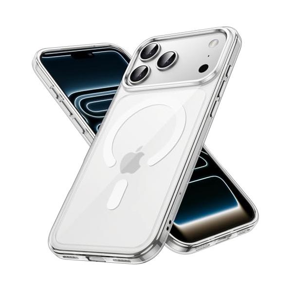 クリア/-/5736-・Color:クリア・[互換性] iPhone 17 Pro 6.3インチ用に特別に設計されています。注：iPhone 17 / Air / 17 Pro Maxには対応していません。38個の磁石が内蔵されており、Ma...