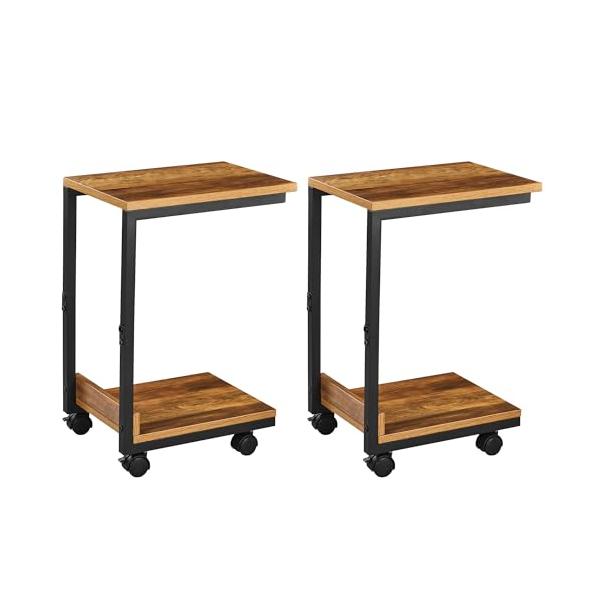 キャスター付きウォールナット（キャスター付き）/2点セット/KHD-AB-BZ02-NUB-02・Color:ウォールナット（キャスター付き）Size:2点セット・パッケージ個数:1・商品仕様本体寸法：約37cmの幅、26cmの奥行き、そし...