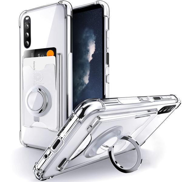 ・クリア Sony Xperia 10 II ・・Size:Sony Xperia 10 II・互換性Xperia 10 II 専用です。ご購入前に、したモデルが正しいかどうかをご確認ください。・リング付き＆スタンド機能リングは360度回転...