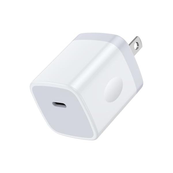 ホワイト/-/AJP-02・Color:ホワイト・PD3.0急速充電アダプタ20W USB C充電器はPower Delivery3.0充電技術を採用し、充電速度は市場の普通の5W電源アダプタより4倍速いです。iPhone15を0%から60...