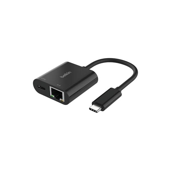 ブラック/Small/INC019btBK・パッケージ個数:1・Belkinの2-in-1変換アダプター。・100WのPD急速充電ポートと1Gbpsイーサネットポートの2-in-1・幅広い対応機種・互換性 USB-Cポートを搭載するiPho...