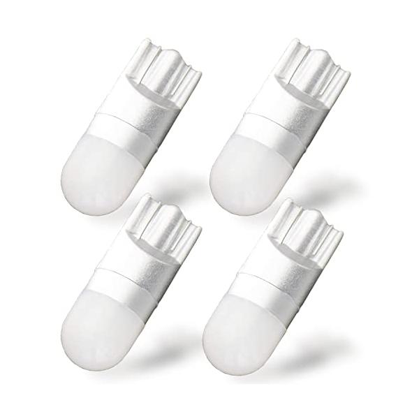 ホワイト/T10/-・Size:T10・パッケージ個数:1・??T10 LED 360°全方位照射でき、 DC12V専用（DC24Vでは使用できません）車用T10バルブ4個セット。メーカーブランド名：TORIBIO（登録第6135494号）...