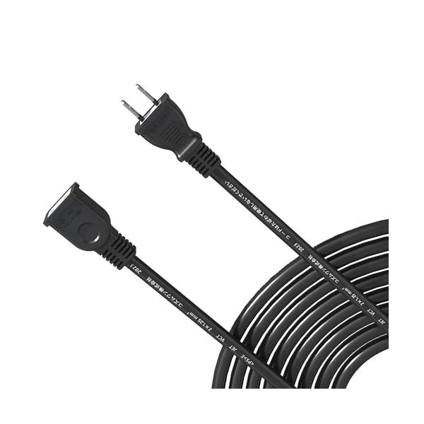 1口ブラック/10m/vc-exc-10m・Style:1口Size:10m・■ 3分配タイプイルミネーション配線や電動工具などに使える3分配タイプの延長コード。・■高品質耐寒性に優れたやわらかい電線を使用した延長コード。コードは安全の二重...