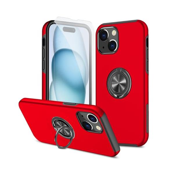 レッド/iPhone 15 Plus/-・Size:iPhone 15 PlusColor:レッド・対応機種：iPhone 15 Plus 6.7インチ・パッケージ：専門的にデザインしたボックスをつかっており、iPhone 15 Plus ...