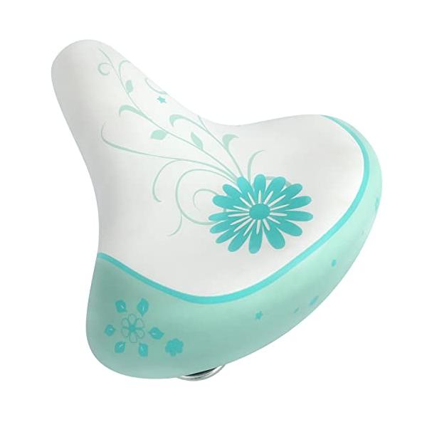 多彩な・ミント  ・・Color:ミント・人間工学に基づいて設計されており、柔らかいクッションとスプリングが地面からの衝撃吸収効果アップさせ、お子様の若い体を保護し、お子様に素敵な乗り心地を差し上げます。・サドルの表面が縫い目なしの人工レザ...