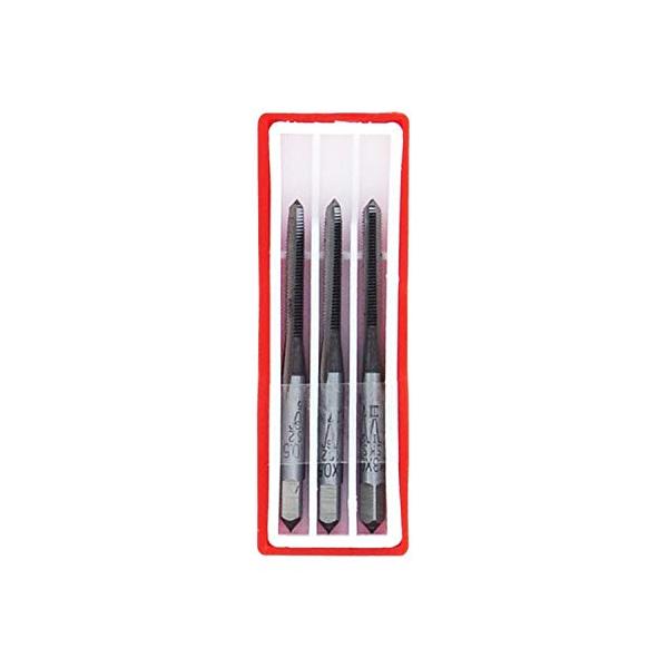 インダストリアルシルバー/M3×0.5/-・Size:M3×0.5・パッケージ個数:1・サイズ:全長50×外径4mm・質量:15g・用途:一般鋼材・真鍮・銅・アルミ・樹脂等のめねじ立てに・材質:合金工具鋼(SKS)・タップねじ径:M3、ピッ...