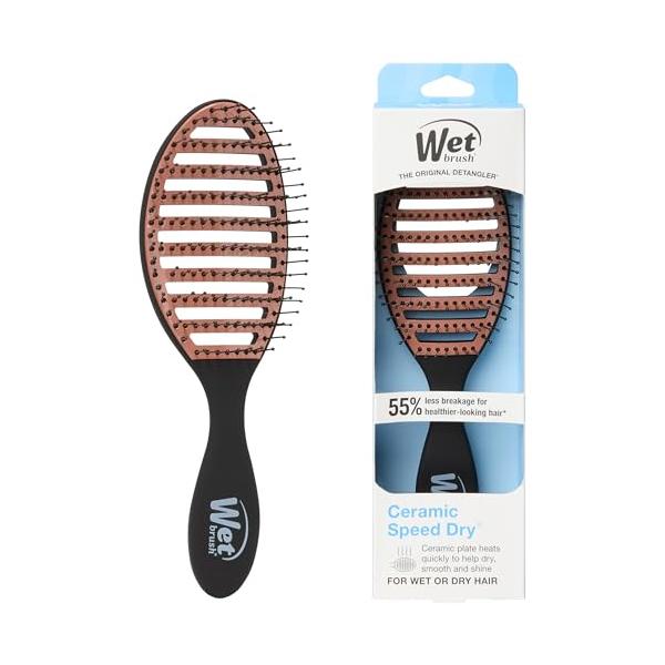 セラミック/1 Count (Pack of 1)/BWR810CRBKAZ・Color:セラミック・軽く簡単に美しく、スピーディーに指通りの良い髪に整えられる速乾ブラシ。ドライヤーの熱が当たるブラシ表面に、耐熱性の高いセラミックをコーティ...