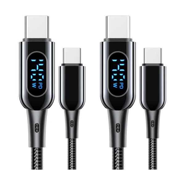 1m+1mブラック/-/-・Style:1m+1mColor:ブラック・PDで最大140W充電を実現最大140Wの超高速充電を実現するUSB PD対応ケーブル。28V/5Aの高出力でスマホ・タブレット・ノートPCの充電時間を大幅に短縮。PD...