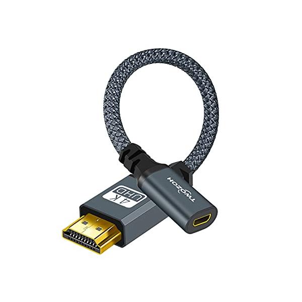 HDMI オス 変換 Micro メスHDMI オス 変換 Micro メス/HDMI Male to Micro Female/HDMI m?ski do Micro ?e?ski・Color:HDMI オス 変換 Micro メス・パッ...