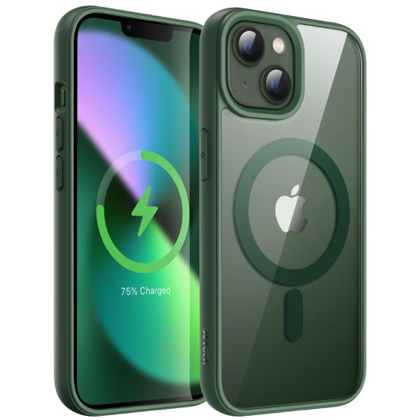 ・グリーン  559CD・・Color:グリーン・[互換性] 注：iPhone 13 Pro / 13 Pro Max / 13 Miniには対応しません。iPhone 13 6.1インチにぴったりフィットします。軽量でスリムな設計です・[...