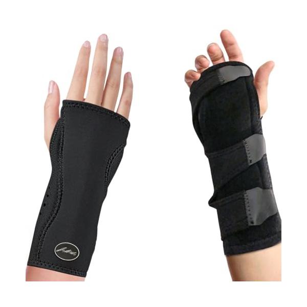 手首ガード ブラックBlack Splint (Single)/One Size/-・Style:手首ガード ブラック・パッケージ個数:1・多用途： ゴルフ、野球、テニス、バスケなどのスポーツで使用できるほか、仕事や家事など様々なシーンで手...