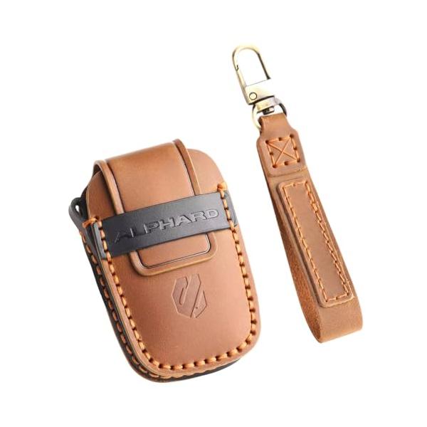 カジュアルブラウン/5ボタン/-・Size:5ボタンColor:ブラウン・パッケージ個数:1・★対応車種：トヨタ ALPHARD 30系 40系 革を持つ温かさや安心感が伝わる、お客様が手にした瞬間から成長が始まります。・★5ボタンにフィッ...