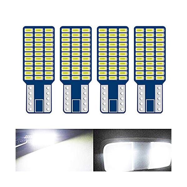 ・ホワイト  ・・Color:ホワイト・T10 LED ホワイト 高発光効率の3014LED素子33個搭載、180°全方位照射でき、CANBUSキャンセラー内蔵で大部分車種はエラーフリー、簡単に使用、DC 12V車用T10バルブ4個。定電流...
