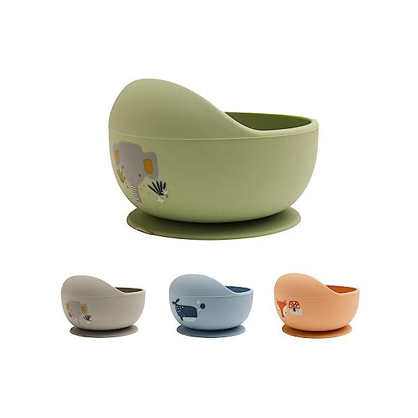 カジュアルグリーン象さん/12x8cm/-・Color:グリーン象さん・★ご注意！！底の吸盤に最新の材質を取り換えしておりますので、ご安心くださいサイズ12x8cm；重量156g；素材シリコン・★すくいやすい設計離乳食からママと一緒の食事ま...