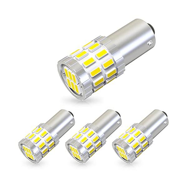 6000K ホワイト/-/-・パッケージ個数:1・高発光効率の3014LED素子30連搭載、360°全方位照射でき。DC12V-24V車用G14（BA9s）バルブ4個セット。 メーカーブランド名：TORIBIO（登録第6135494号)。・...