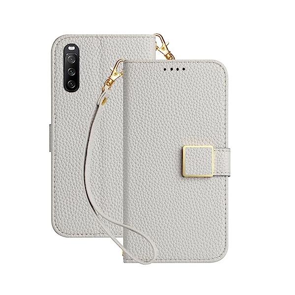 財布型・グレー Xperia 10 II ・・Size:Xperia 10 IIColor:グレー・対応機種Xperia 10 II (SOV43 SO-41A) (6.0)専用！対応機種を間違いないようにご購入お願い申し上げます。・カード...
