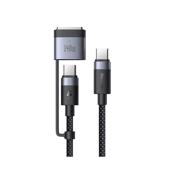-/-/CA-0140-JP・240W / 140W USB-C to USB-C &amp; Mag-safe 3 磁気充電ケーブル：新しいフォルム、デュアルインターフェース。充電大満足。140W MagSafe 3 磁気充電ケーブル、2...