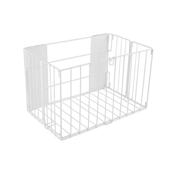 ホワイト/Ｍ/WHW27736-48・Color:ホワイト・商品仕様使用サイズ：42*27*26CM　収納サイズ：42*27*3CM　重量：1.8KG・折り畳み式設計このマグネットバスケットは折りたたみ、不要の時は折りたたみでき、スペースを...