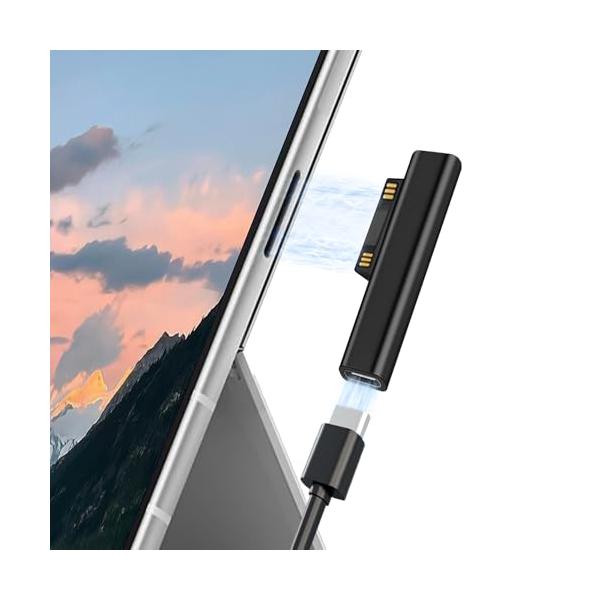-/-/surfaceATBT・Type-c to Surface Proこの商品はsurface専用の充電アダプターです。スマートチップセットを採用しており、複数の機能を持ち、過熱、過電流、過電圧、ショートなどの問題を回避することができま...