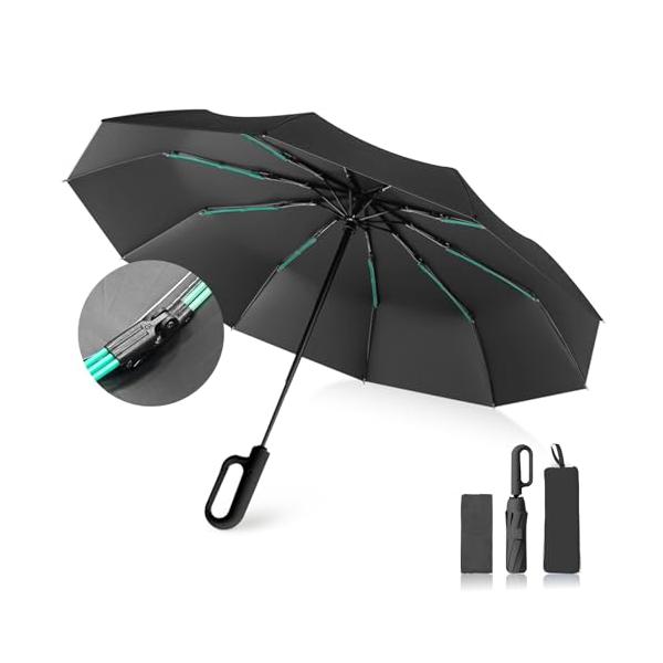 ブラック/-/-・Color:ブラック・超大サイズ・ワンタッチ自動開閉Zaahirの折りたたみ傘は超大サイズの直径108cm、弧長124cm、全身をしっかりガードする大きさで、2人でも安心してご使用いただけます。雨の日のお出かけも、この傘が...