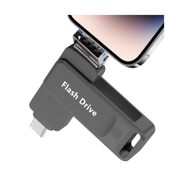 ブラック/All in One本体 256GB/-・Size:All in One本体 256GBColor:ブラック・??アプリ不要で簡単操作Phoneから直接USBに写真や動画を保存 アプリやWi-Fi不要で、挿すだけですぐに使用。Ph...