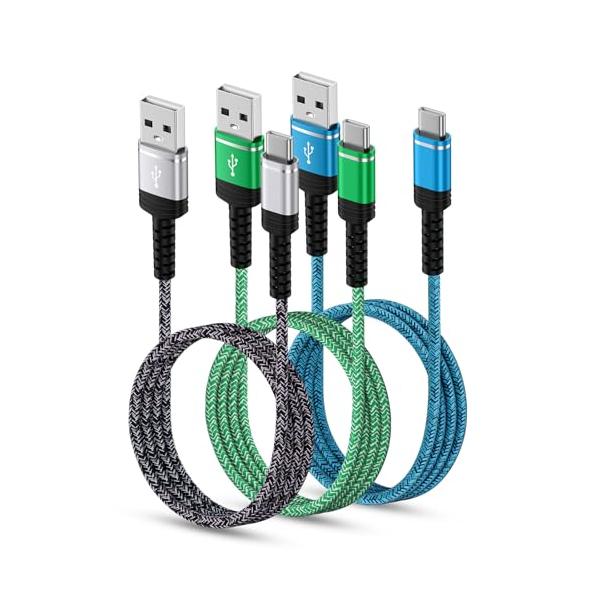 ホワイト、ブルー、グーリン/-/-・Color:ホワイト、ブルー、グーリン・快適なQC3.0急速充電このタイプｃ充電ケーブルはQuickCharge3.0対応し、高速充電実現がでフルスピードで充電をご提供しております、もっと便利なスマート生...