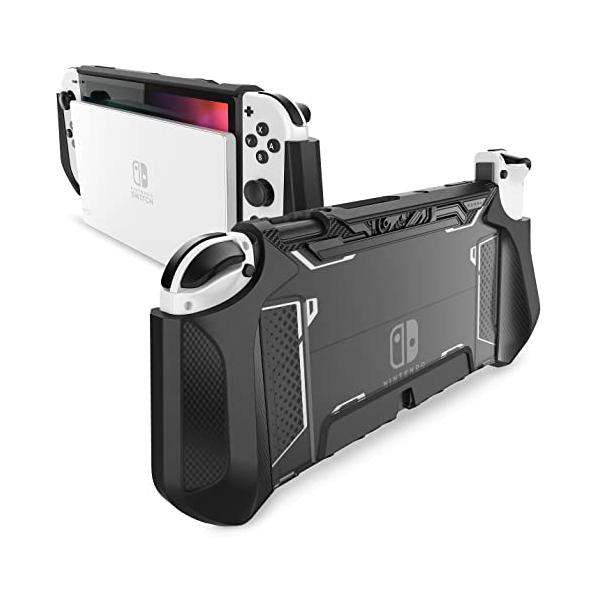 使いやすい保護カバーブラック/Nintendo Switch OLED/810001772994・Color:ブラックSize:Nintendo Switch OLED・完璧なマッチ：特別に配置されたカットアウトで設計されているため、すべて...