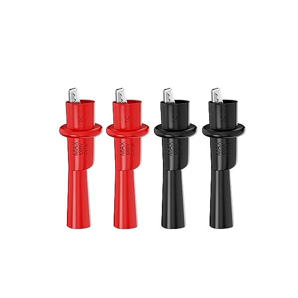 Style-A黒、赤/-/-・Style:Style-A・パッケージ個数:1・ワニ口クリップは、導電性に優れた高品質のニッケルメッキ鋼でできています。 テールは2mmソケットで、マルチメータテストプローブの接続に適しています。・クロコダイル...